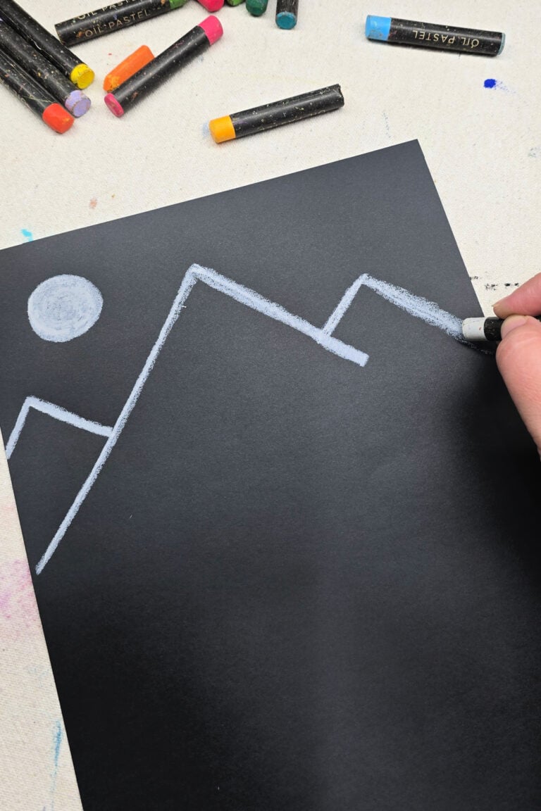 Winter Silhouette Art Project for Kids • Kids Activities Blog