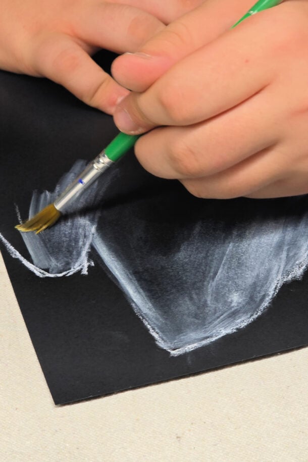 Winter Silhouette Art Project for Kids • Kids Activities Blog