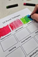 Oil Pastel Techniques Art Project for Kids • Kids Activities Blog