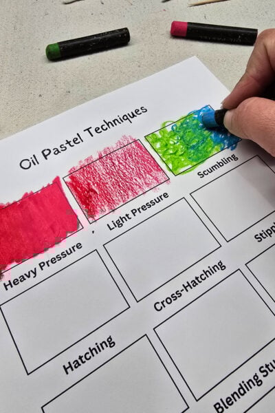 Oil Pastel Techniques Art Project for Kids • Kids Activities Blog