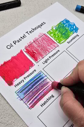 Oil Pastel Techniques Art Project for Kids • Kids Activities Blog