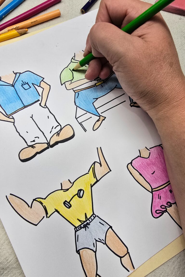 Drawing Cartoon Figures Art Project for Kids • Kids Activities Blog ...