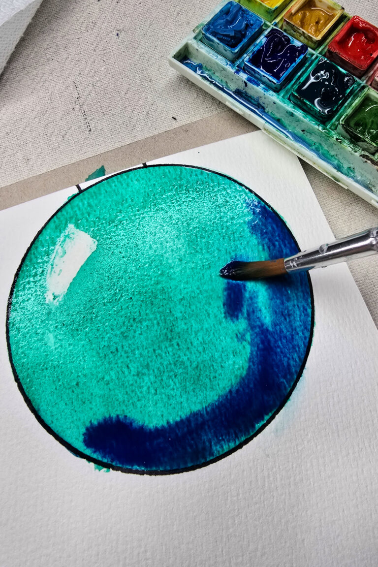 Watercolor Ornaments Art Project for Kids • Kids Activities Blog