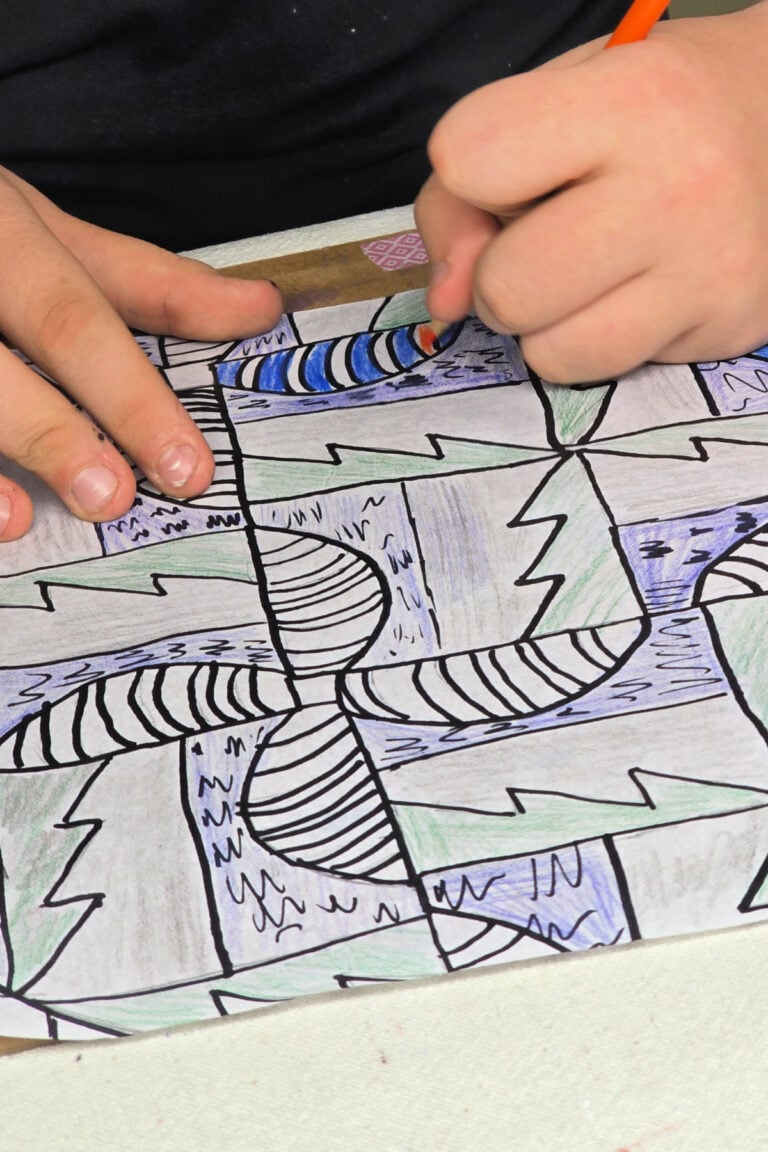 Christmas Tessellation Art Project for Kids • Kids Activities Blog