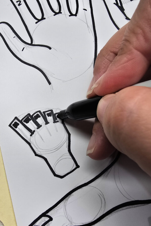 Drawing Cartoon Hands and Feet Art Project for Kids • Kids Activities Blog