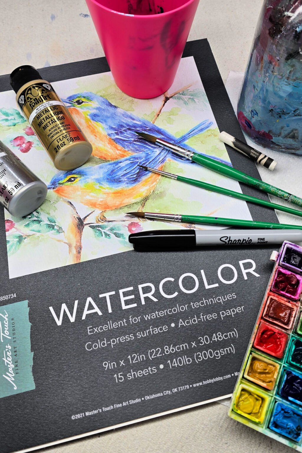 Watercolor Ornaments Art Project for Kids • Kids Activities Blog