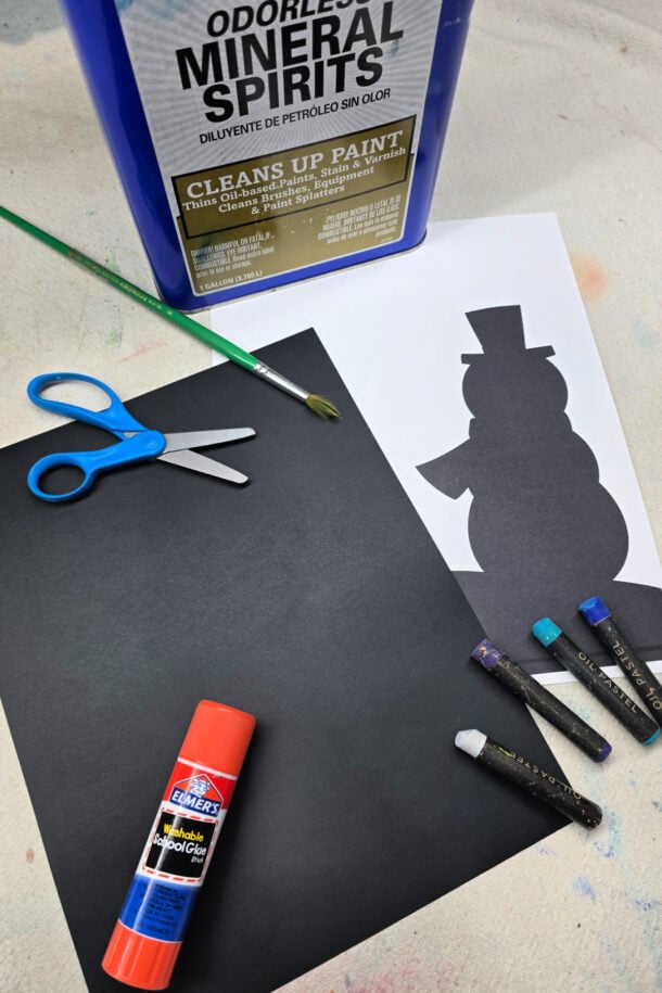 Winter Silhouette Art Project for Kids • Kids Activities Blog