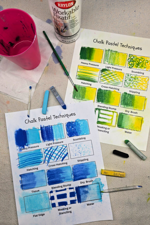 Chalk Pastel Techniques Art Project for Kids • Kids Activities Blog ...