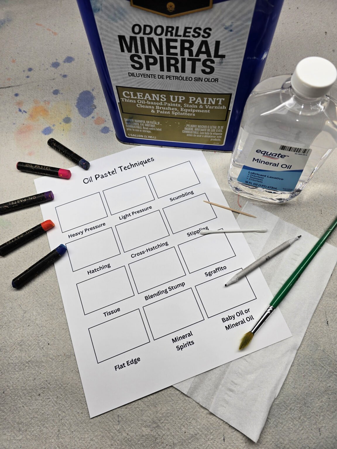 Oil Pastel Techniques Art Project for Kids • Kids Activities Blog