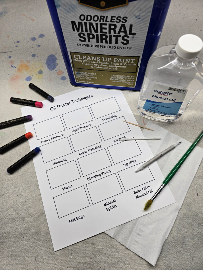 Oil Pastel Techniques Art Project for Kids • Kids Activities Blog