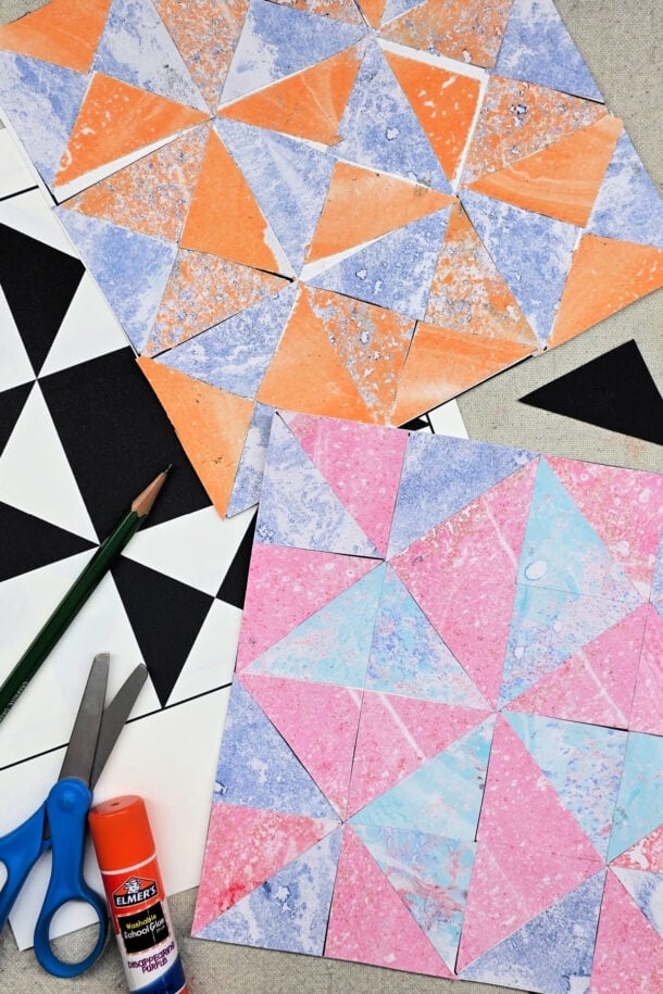 Scrap Paper Quilt Square Art Project for Kids • Kids Activities Blog ...