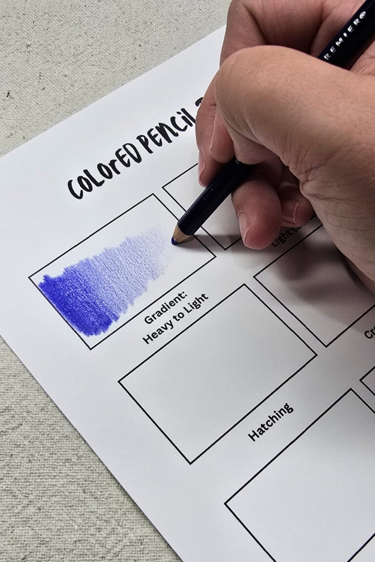 Colored Pencil Techniques Art Project for Kids • Kids Activities Blog