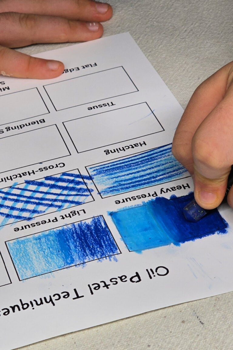 Oil Pastel Techniques Art Project for Kids • Kids Activities Blog