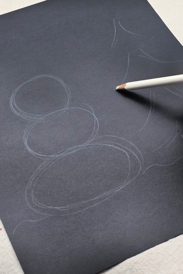 Snow Scene Pointillism Art Project for Kids • Kids Activities Blog