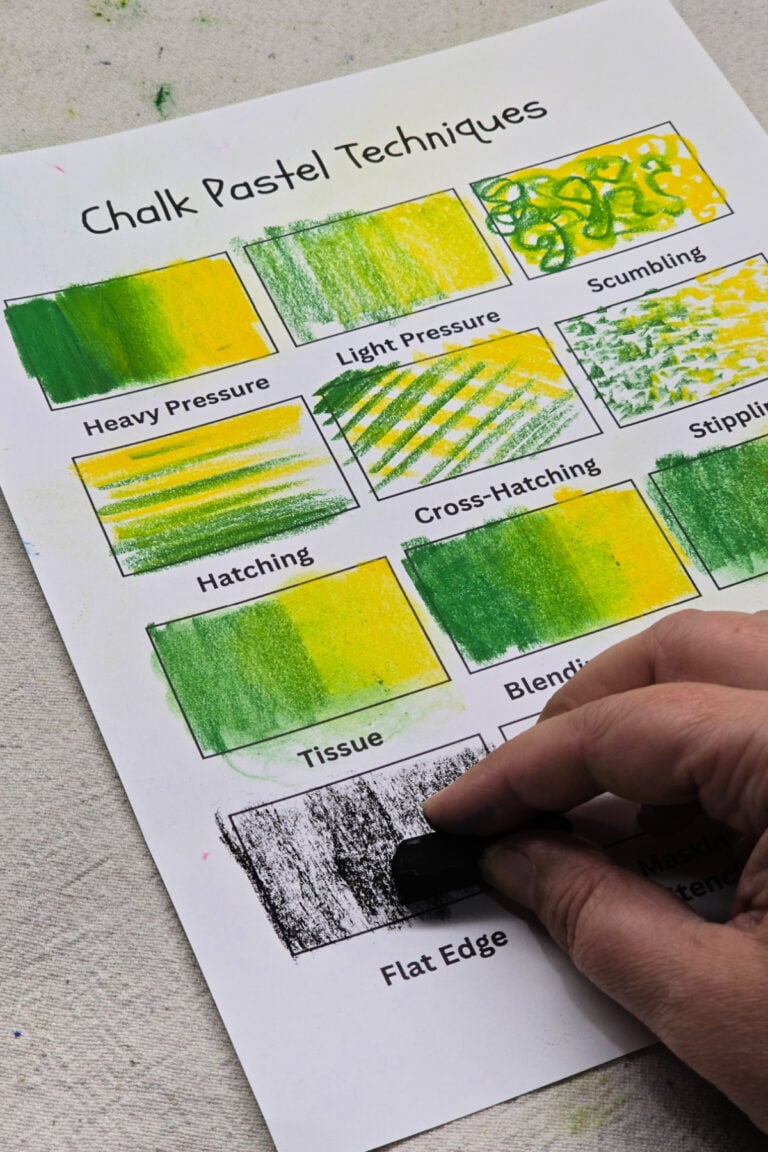 Chalk Pastel Techniques Art Project for Kids • Kids Activities Blog