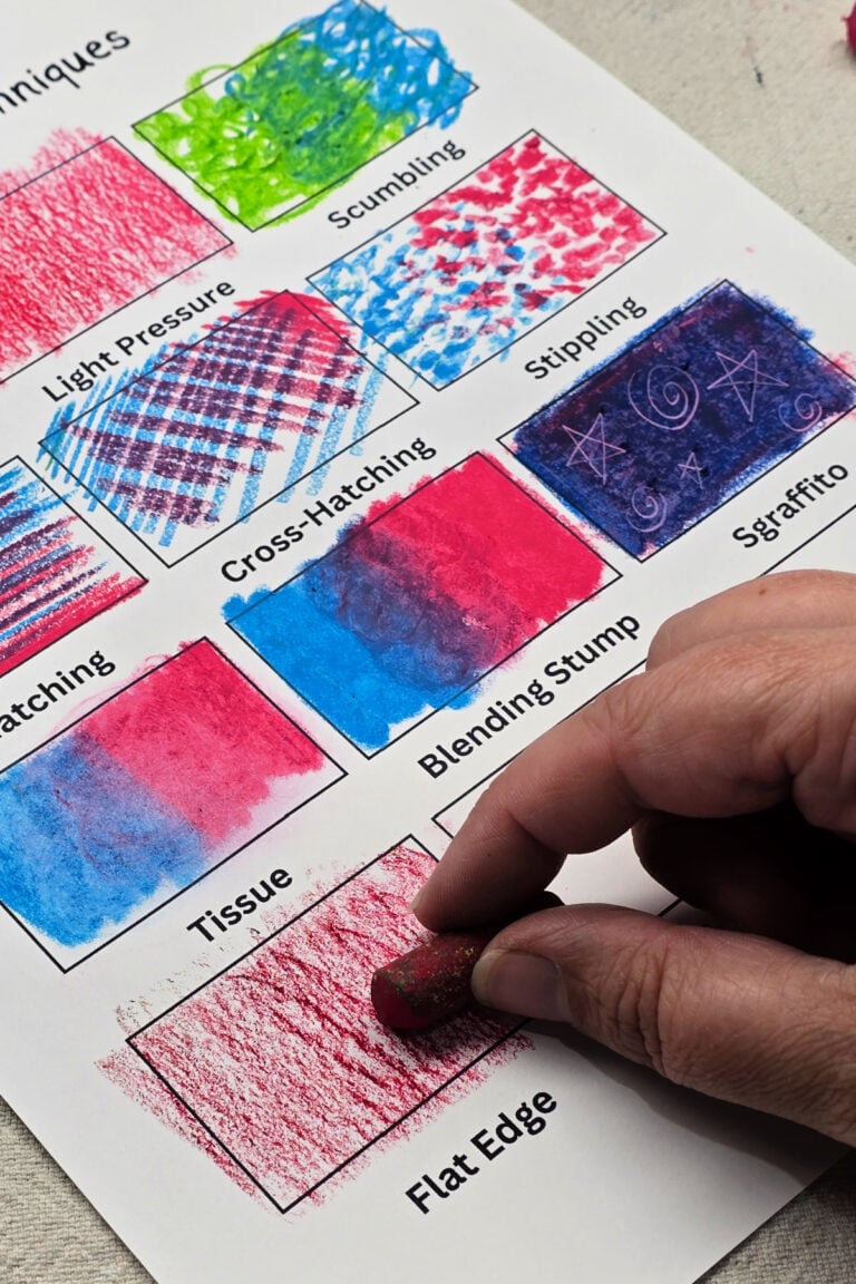 Oil Pastel Techniques Art Project for Kids • Kids Activities Blog