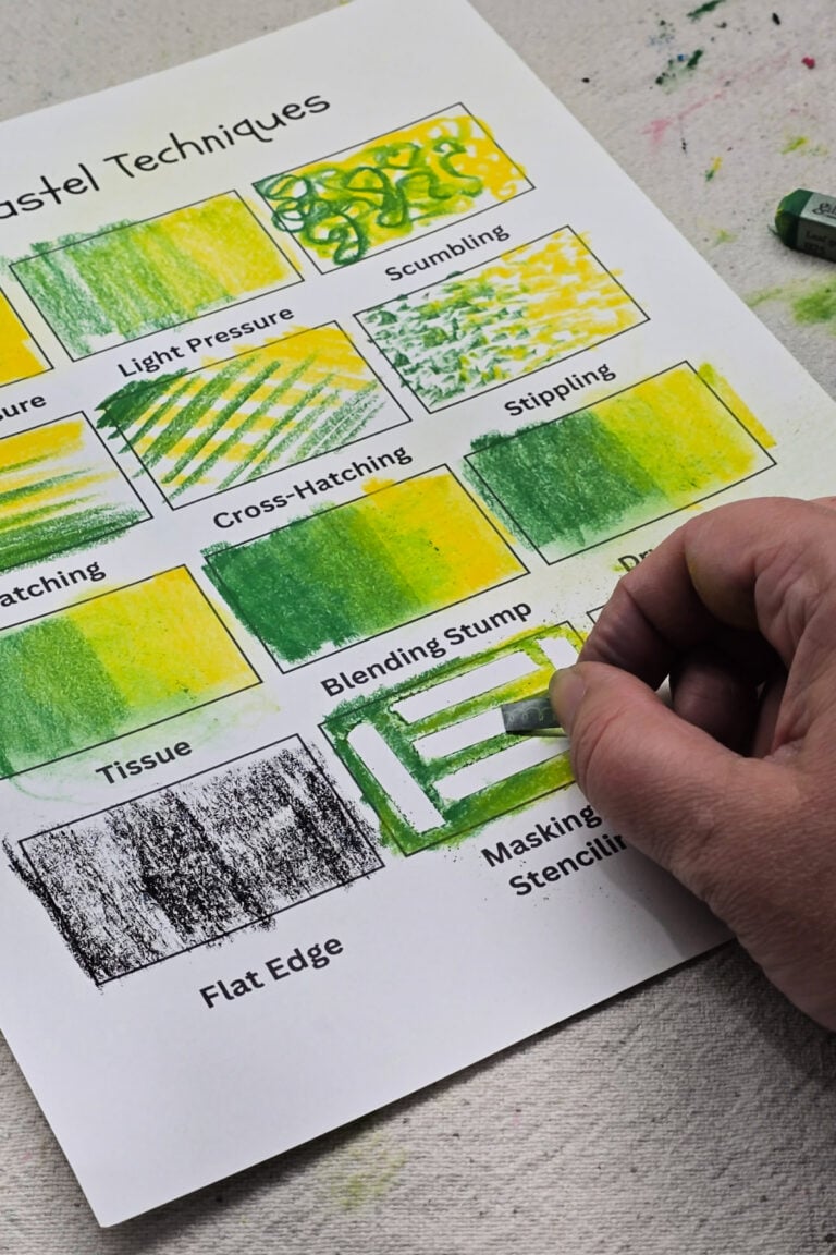 Chalk Pastel Techniques Art Project for Kids • Kids Activities Blog