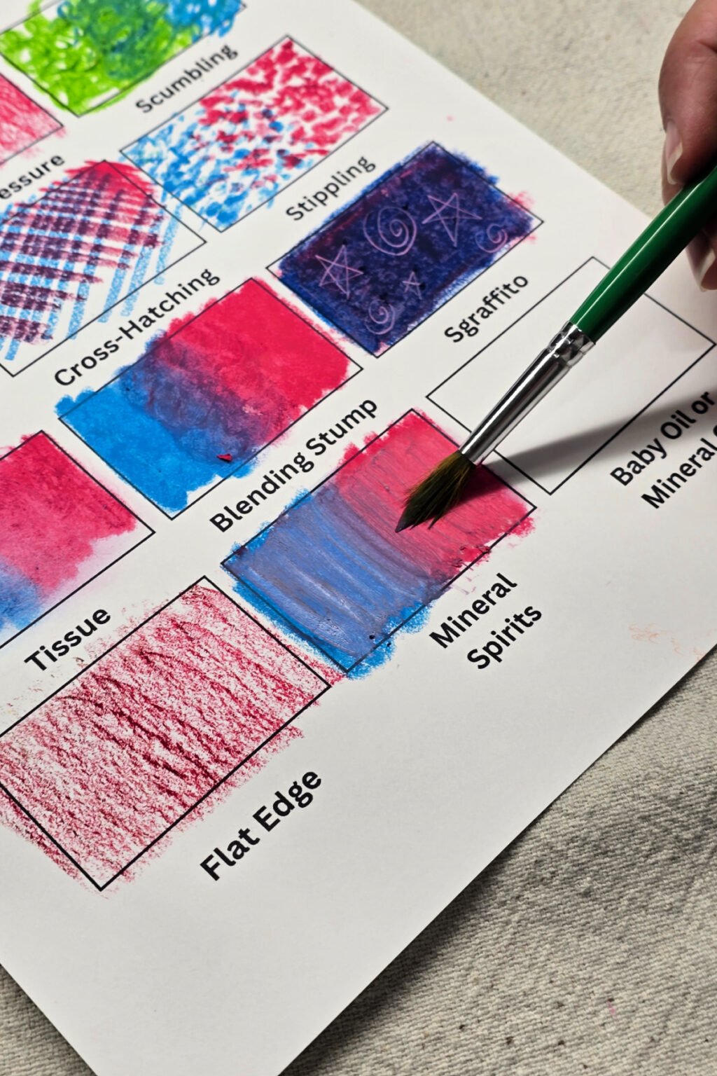 Oil Pastel Techniques Art Project for Kids • Kids Activities Blog