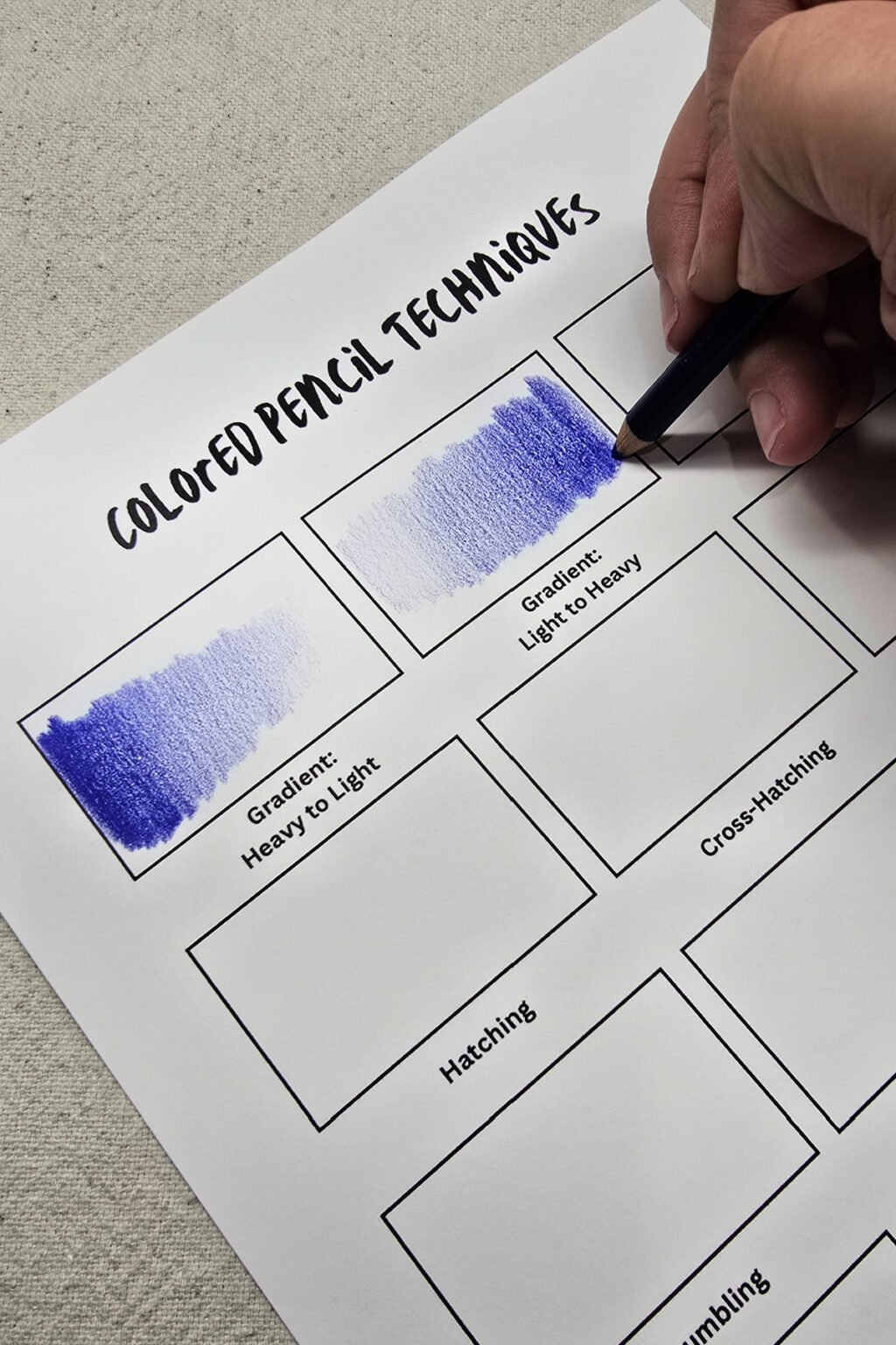 Colored Pencil Techniques Art Project for Kids • Kids Activities Blog