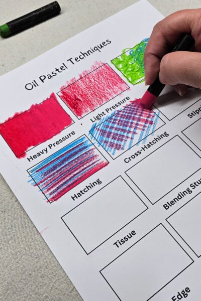 Oil Pastel Techniques Art Project for Kids • Kids Activities Blog