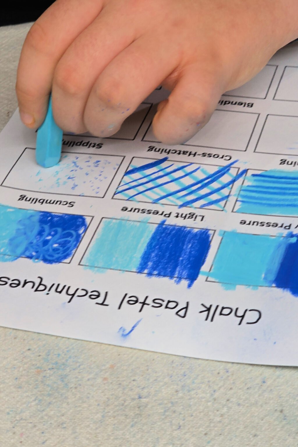 Chalk Pastel Techniques Art Project for Kids • Kids Activities Blog