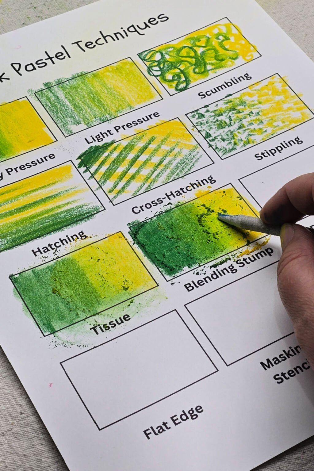 Chalk Pastel Techniques Art Project for Kids • Kids Activities Blog