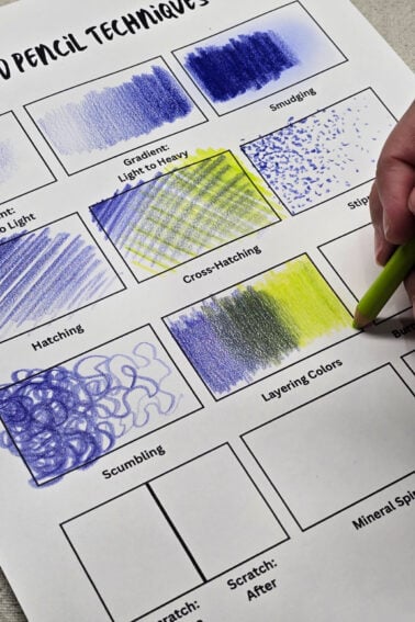 Colored Pencil Techniques Art Project for Kids • Kids Activities Blog ...