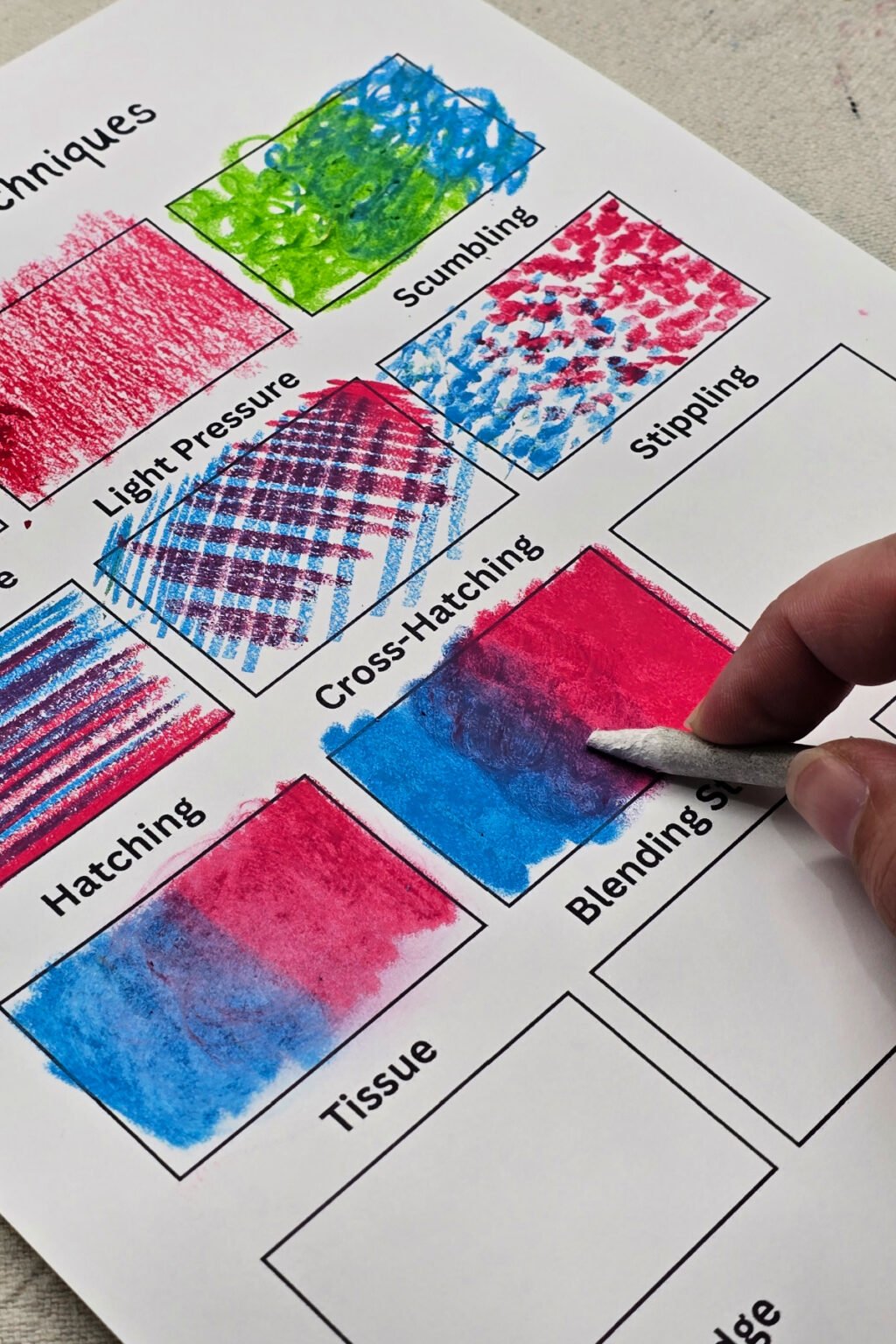 Oil Pastel Techniques Art Project for Kids • Kids Activities Blog