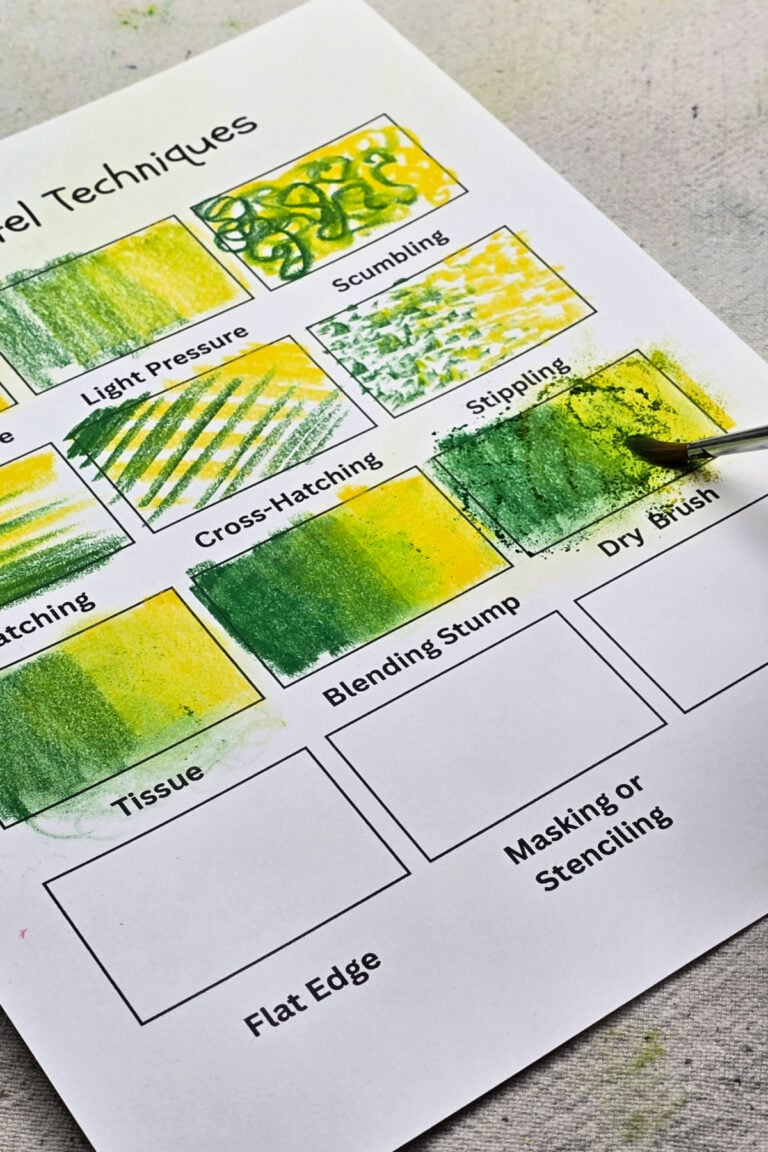 Chalk Pastel Techniques Art Project for Kids • Kids Activities Blog