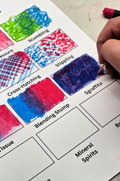 Oil Pastel Techniques Art Project for Kids • Kids Activities Blog