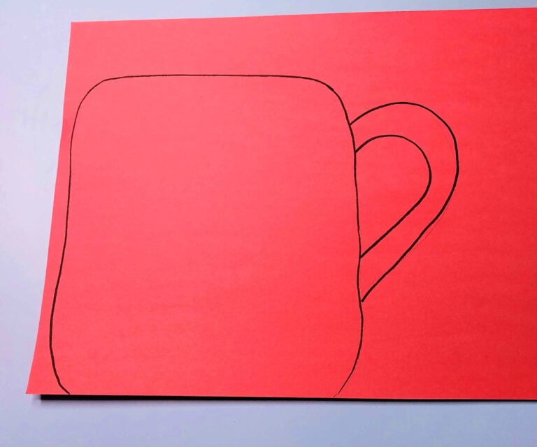 Cute Paper Hot Chocolate Craft | Kids Activities Blog