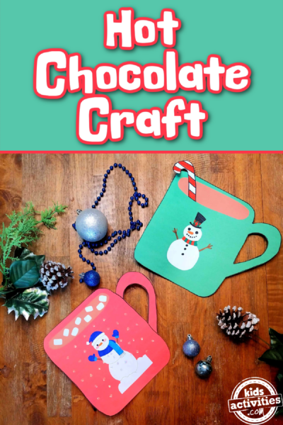 Cute Paper Hot Chocolate Craft | Kids Activities Blog