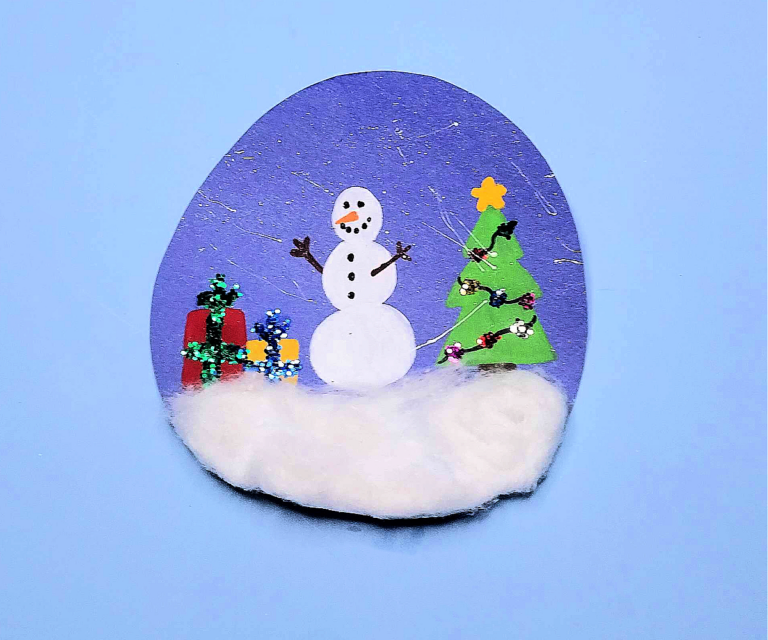 Paper Snow Globe Craft For Kids | Kids Activities Blog