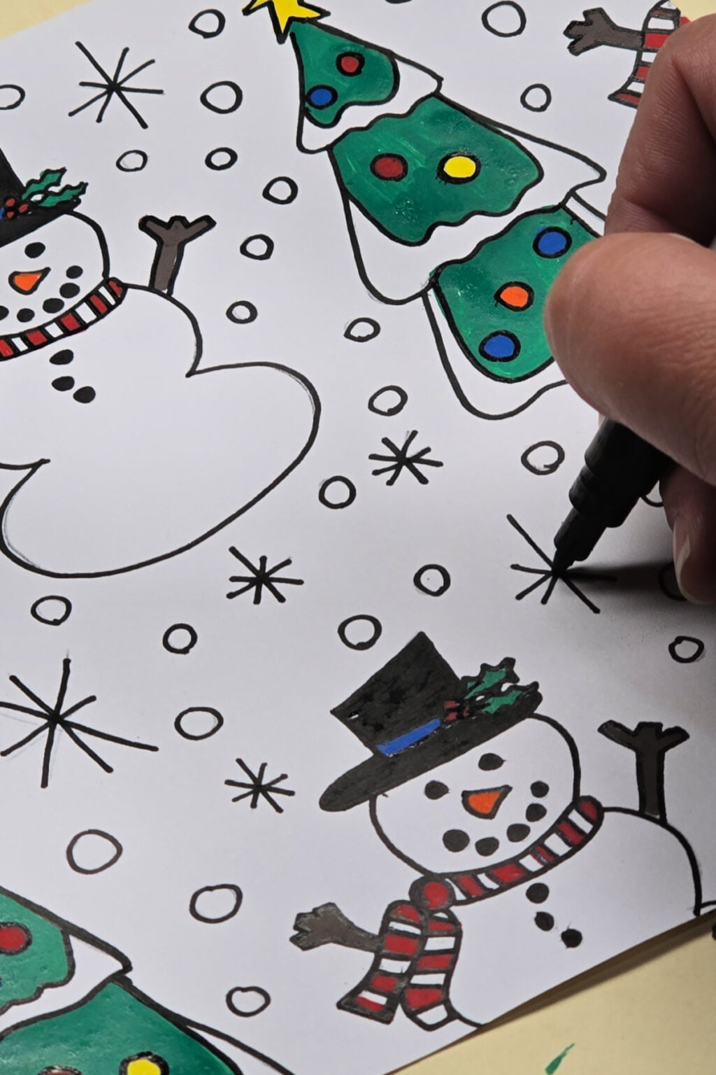 Festive Repeating Pattern Art Project for Kids • Kids Activities Blog