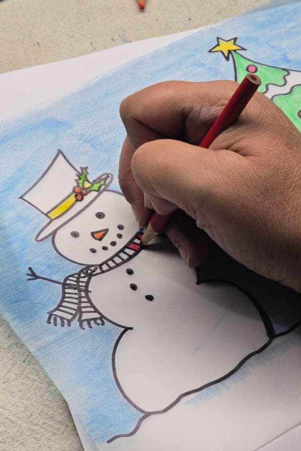 Flashlight Winter Scene Art Project For Kids Kids Activities Blog