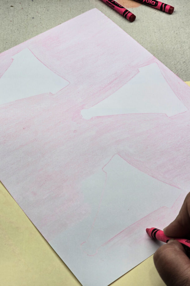 Layered Winter Shapes Art Project for Kids • Kids Activities Blog