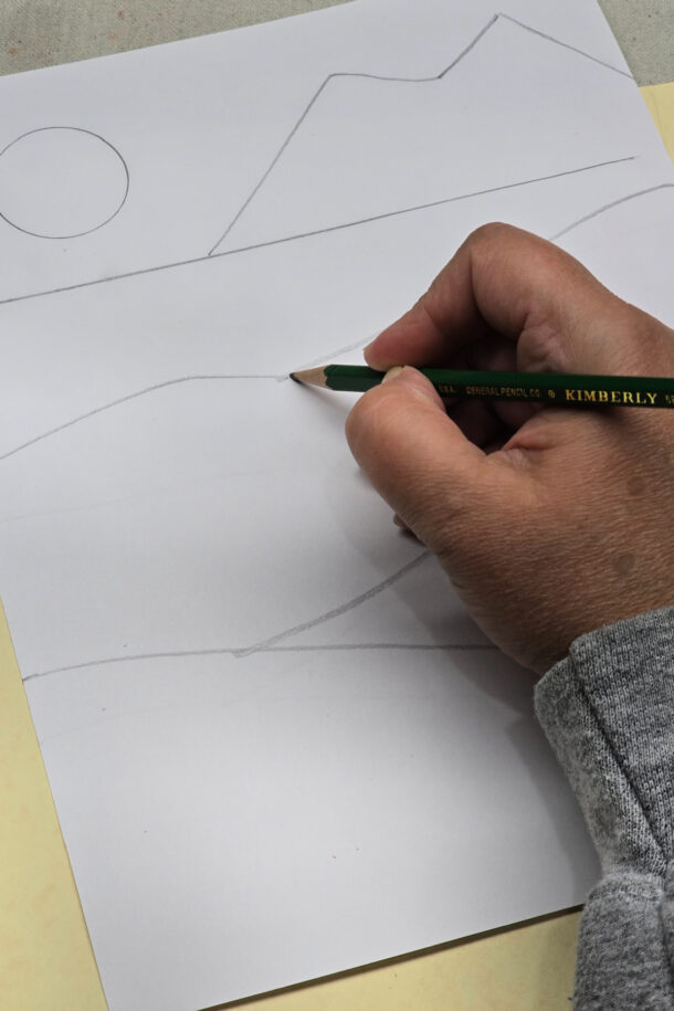 Winter Drawing with Dimension Art Project for Kids • Kids Activities Blog