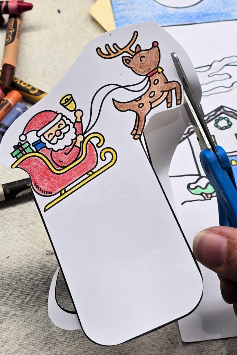 Winter Drawing with Dimension Art Project for Kids • Kids Activities Blog
