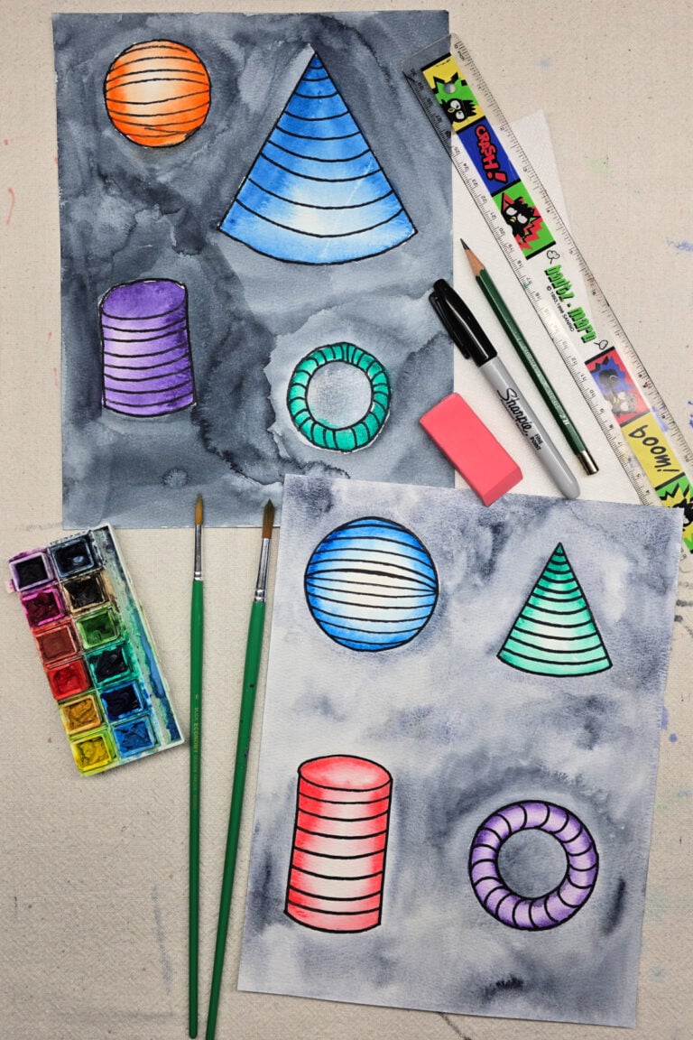 3D Shapes and Form Art Project for Kids • Kids Activities Blog ...