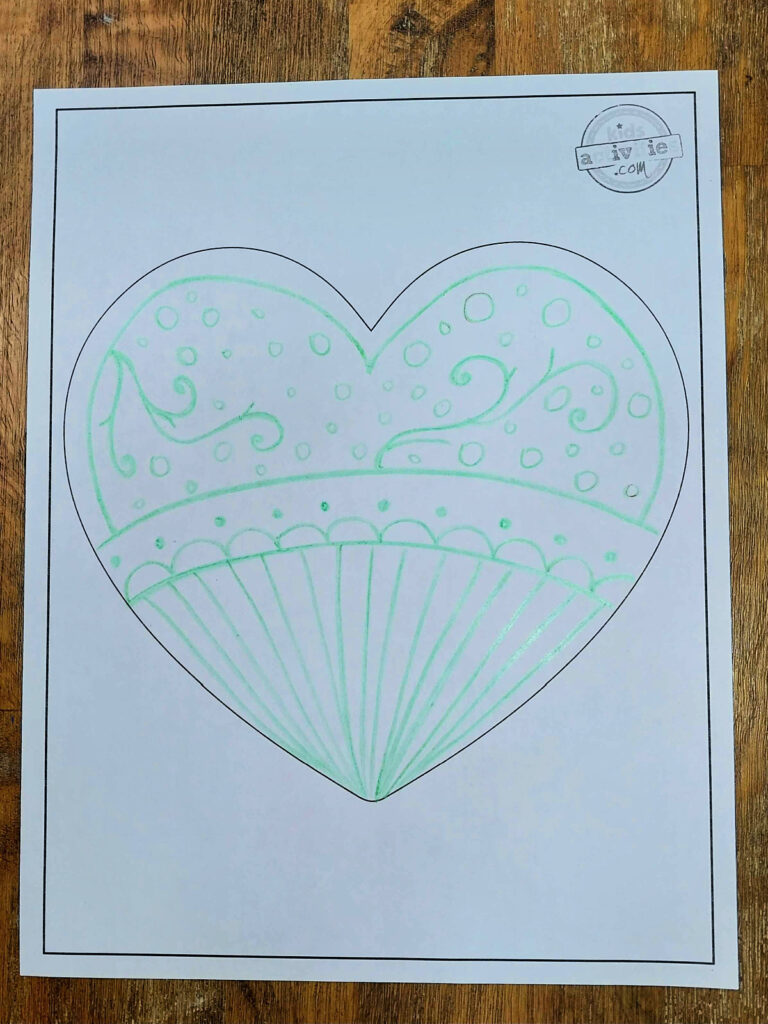 Valentine's Day Crayon Resist Art Project For Kids | Kids Activities Blog