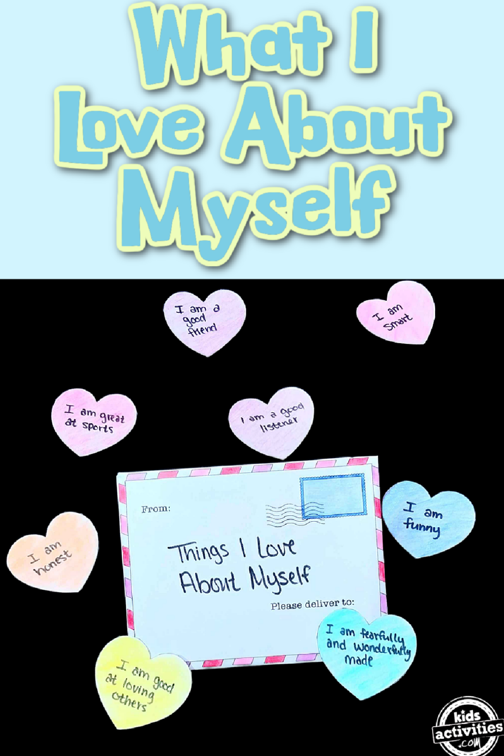 What I Love About Myself Craft For Kids Kids Activities Blog