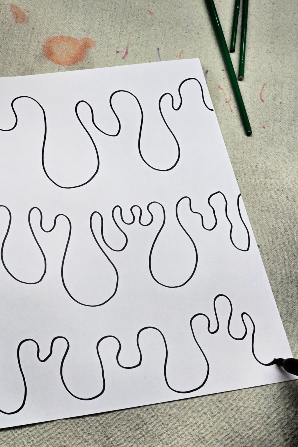 Draw Dripping Paint Art Project for Kids • Kids Activities Blog