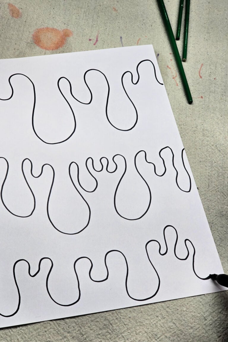 Draw Dripping Paint Art Project for Kids • Kids Activities Blog