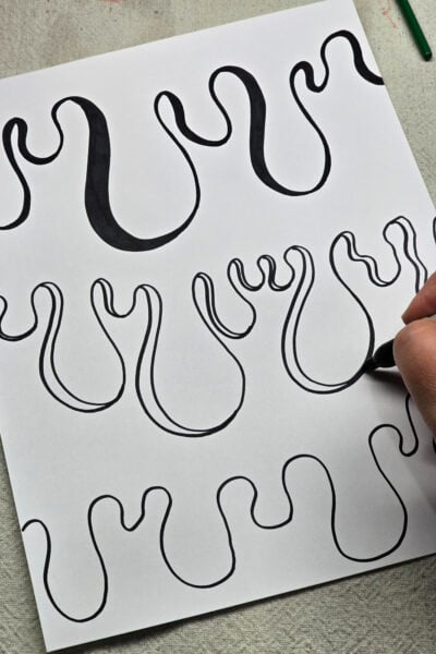 Draw Dripping Paint Art Project for Kids • Kids Activities Blog