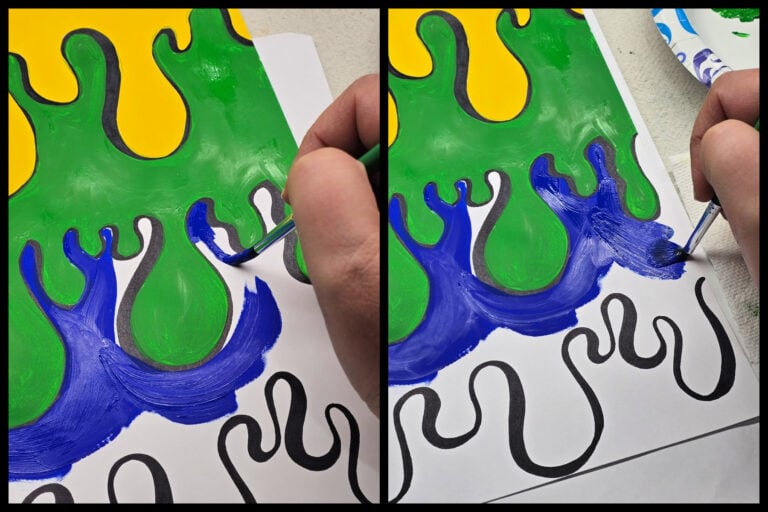 Draw Dripping Paint Art Project for Kids • Kids Activities Blog ...