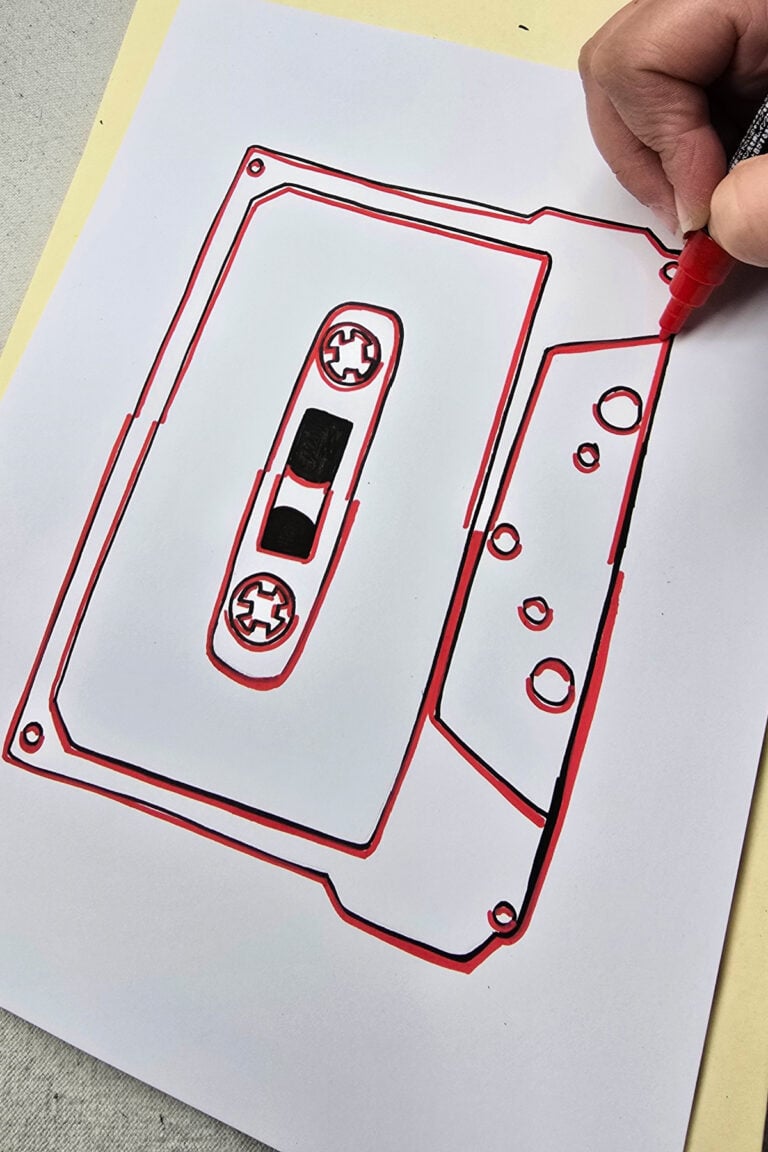Drawing Glitch Art Project for Kids • Kids Activities Blog