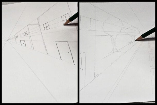 One Point Perspective Art Project for Kids • Kids Activities Blog