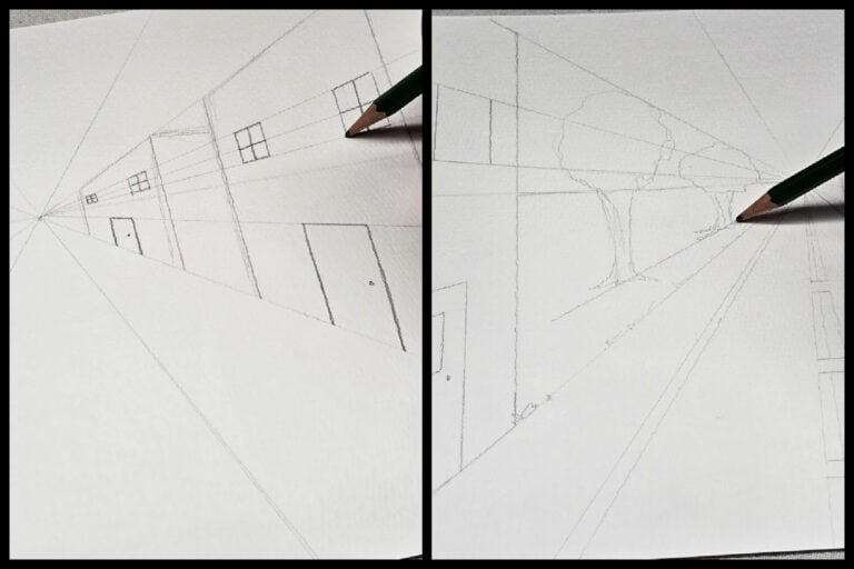 One Point Perspective Art Project for Kids • Kids Activities Blog