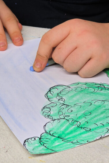 Diagonal Composition Art Project for Kids • Kids Activities Blog