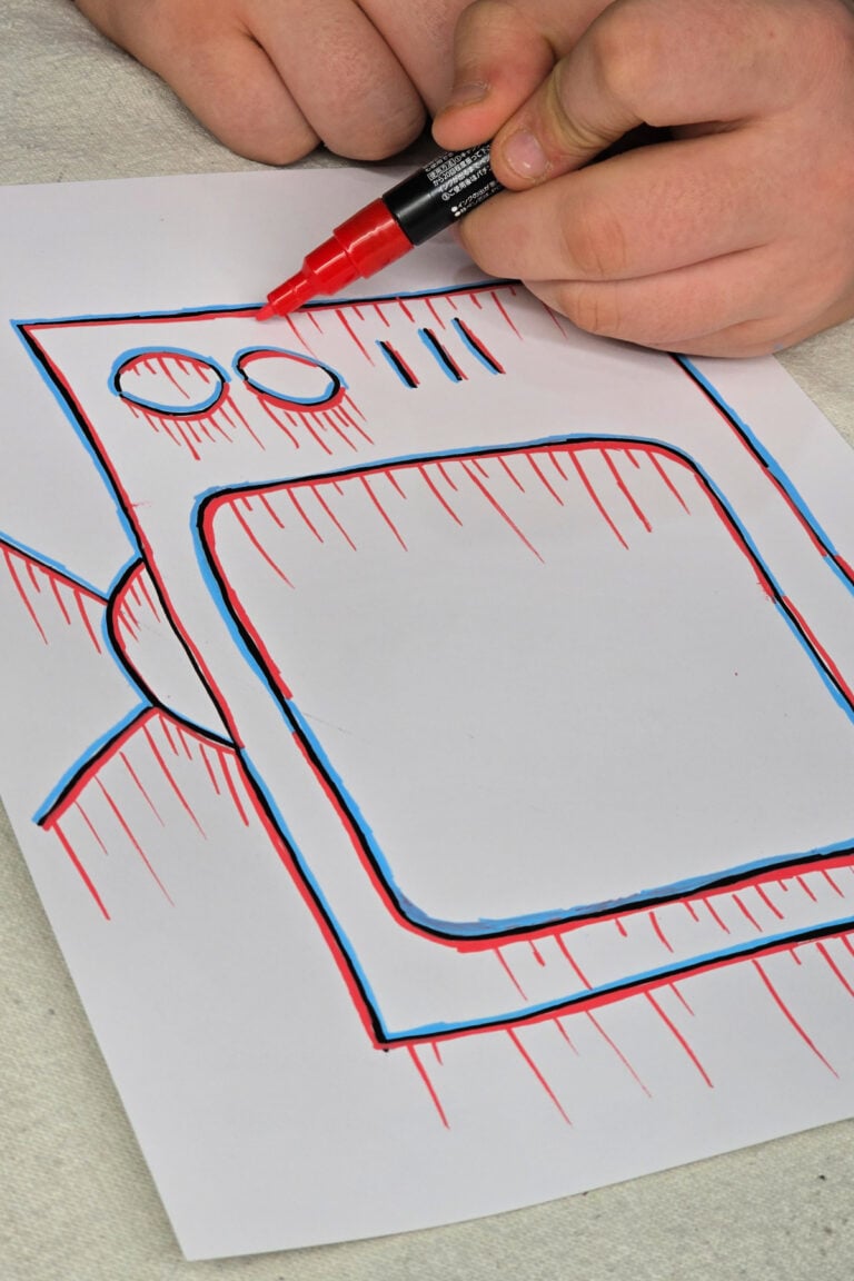 Drawing Glitch Art Project for Kids • Kids Activities Blog